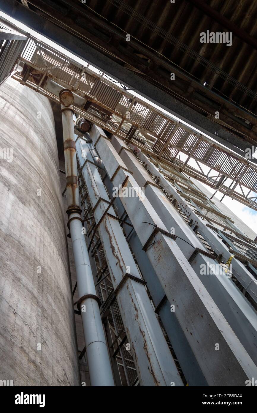 The cement silo represents data silos in computer science, which ...