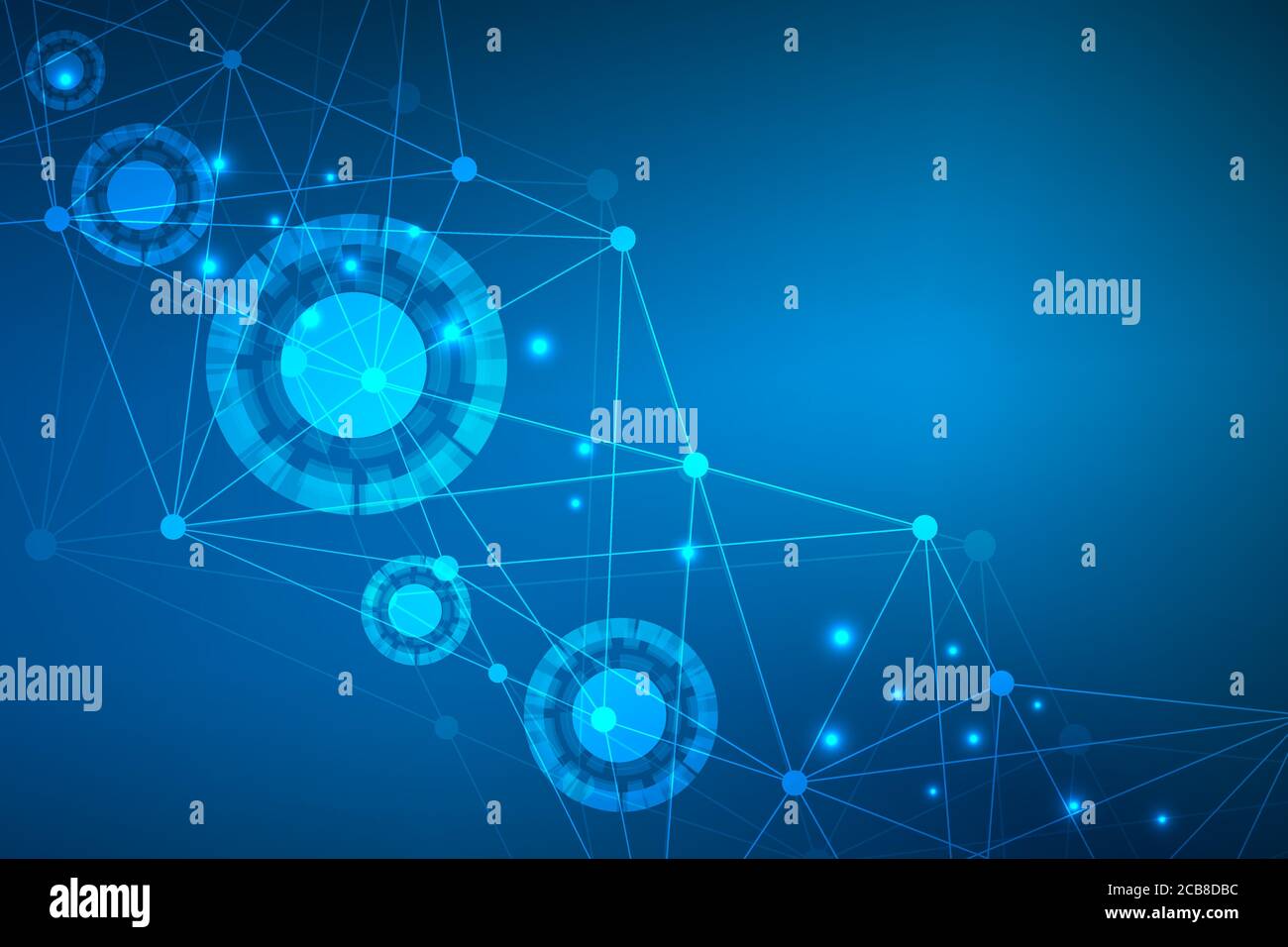 Big Data Visualization Background Modern Futuristic Virtual Abstract Background Science