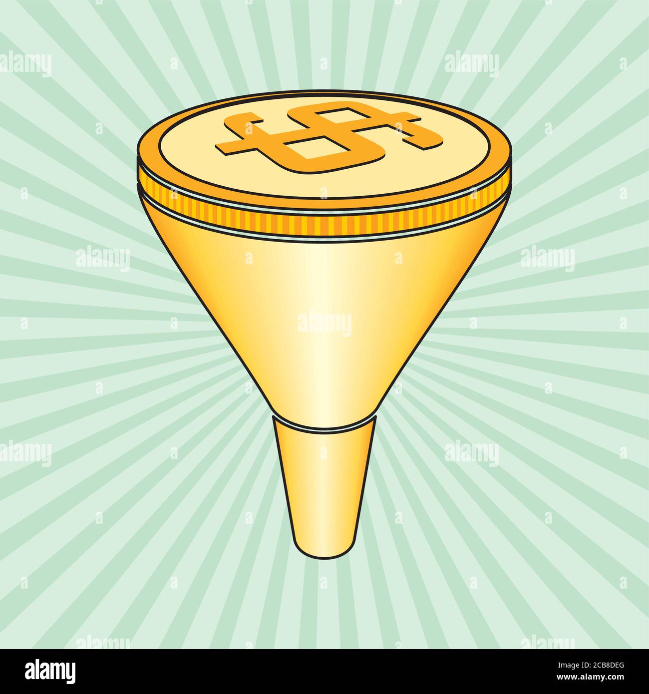 Sales funnel icon. Funnel business pyramid Infographic Stock Vector ...