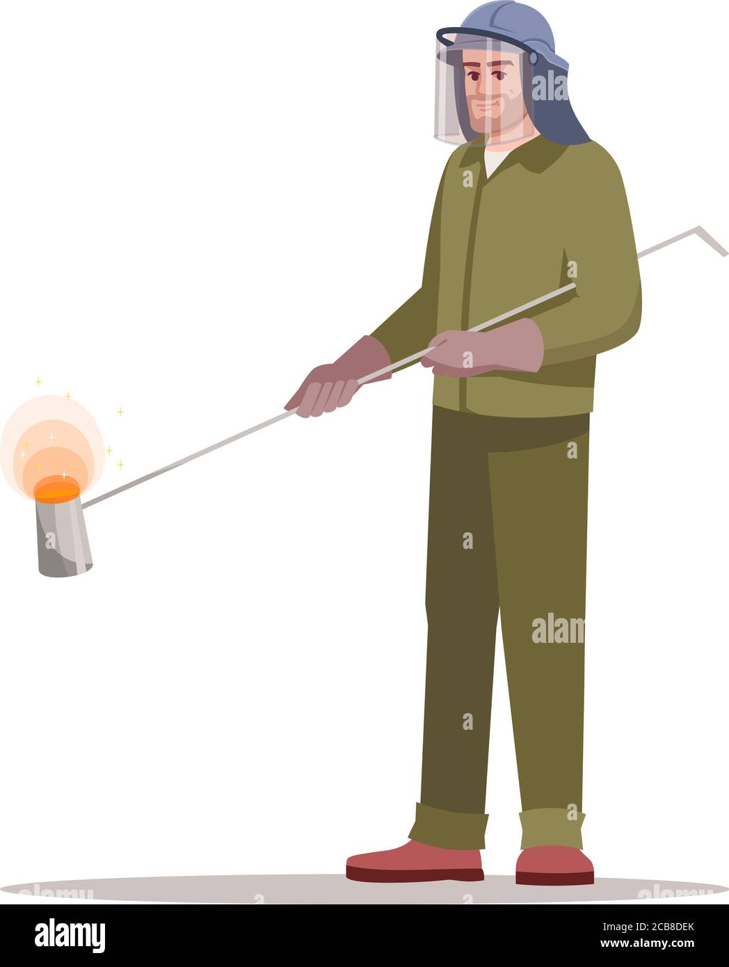 Steelworker Stock Vector Images - Alamy