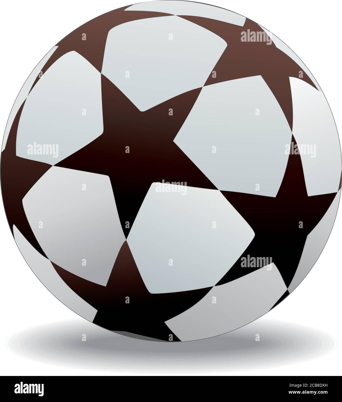 vector image of football ball Stock Vector Image & Art - Alamy