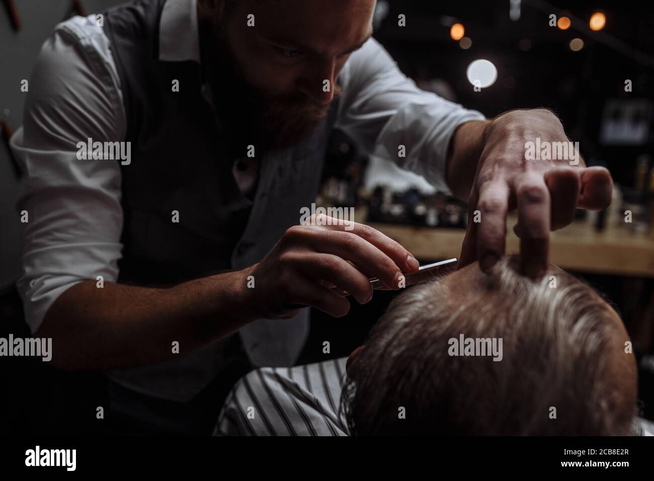 Shaving saloon hi-res stock photography and images - Alamy