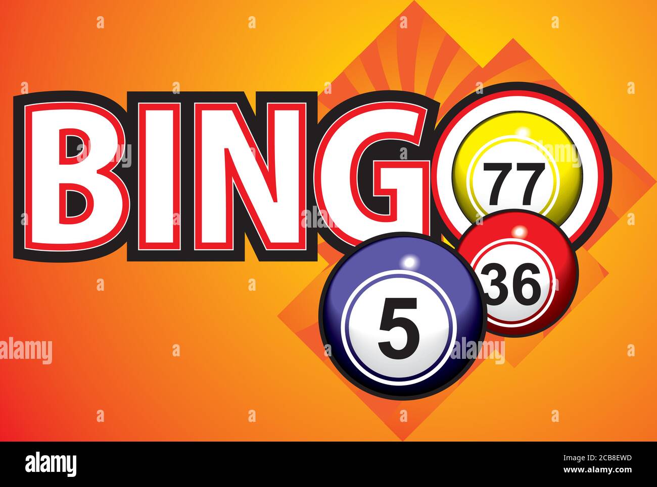 Bingo lottery game. Bingo lottery balls letters background gamble Stock ...