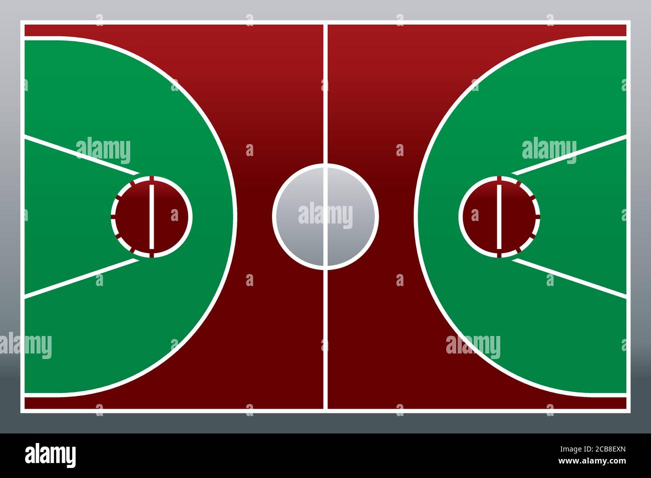 Basketball court floor with line on wood texture background. Vector ...