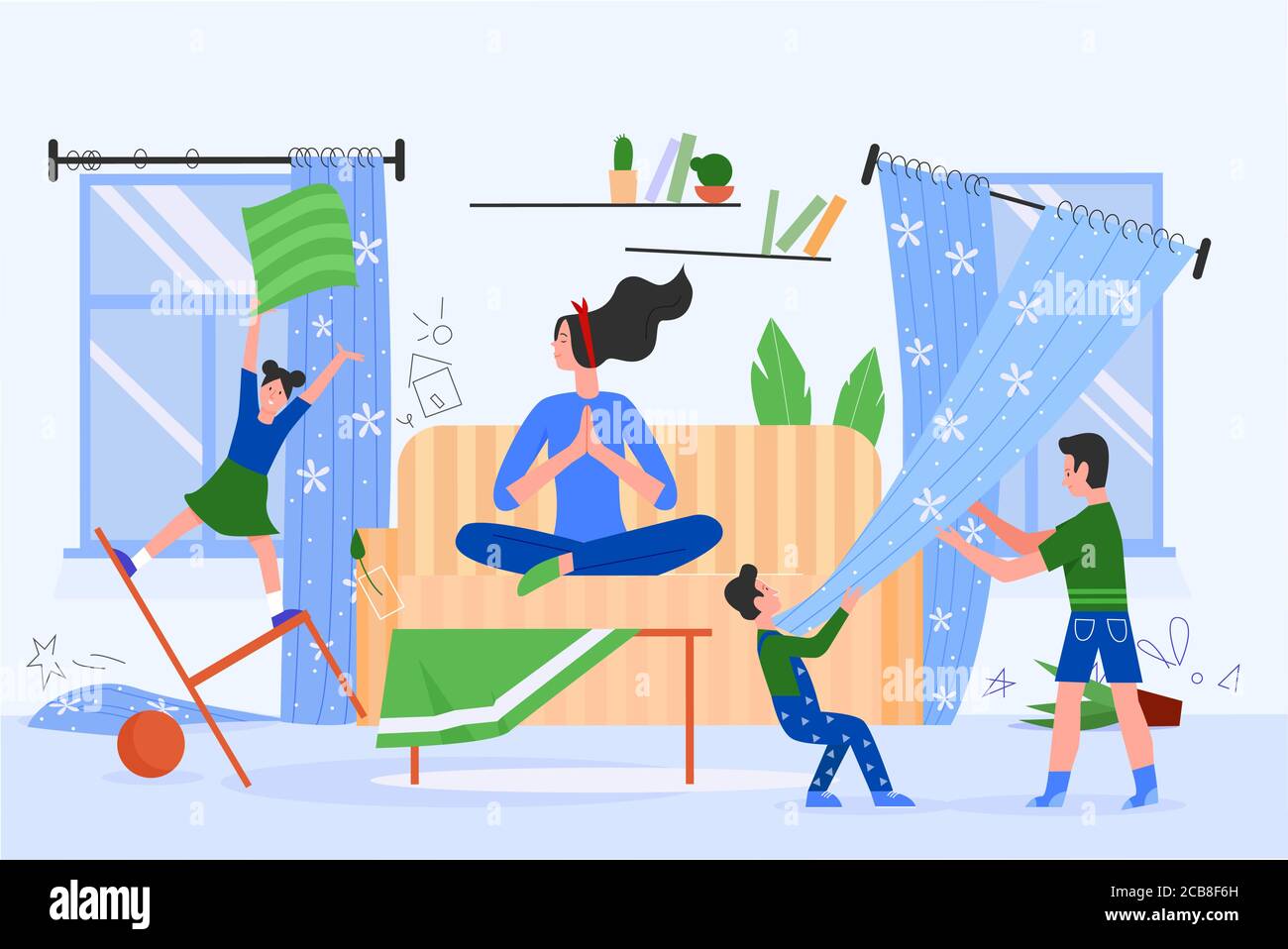 Parenting and discipline Stock Vector Images - Alamy