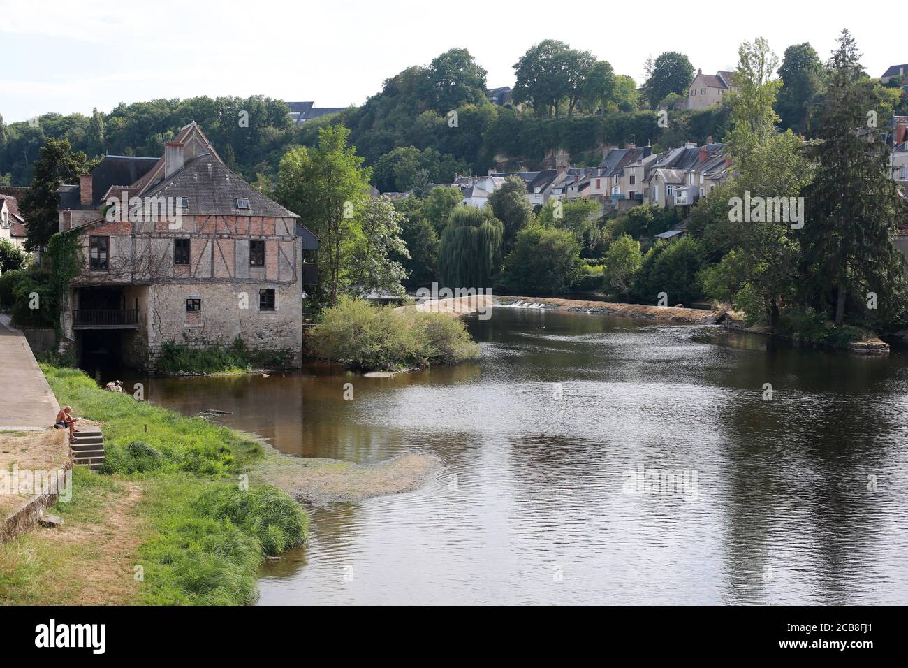 Argenton-sur-Creuse, Indre, Central France Stock Photo - Alamy