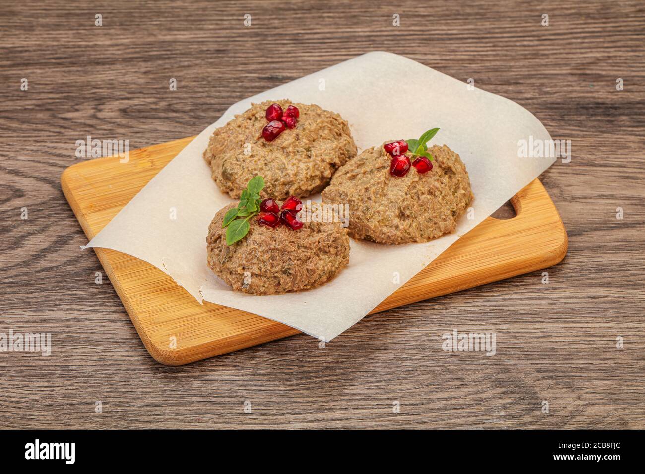 Georgian cuisine - pkhali from beans and spices Stock Photo - Alamy
