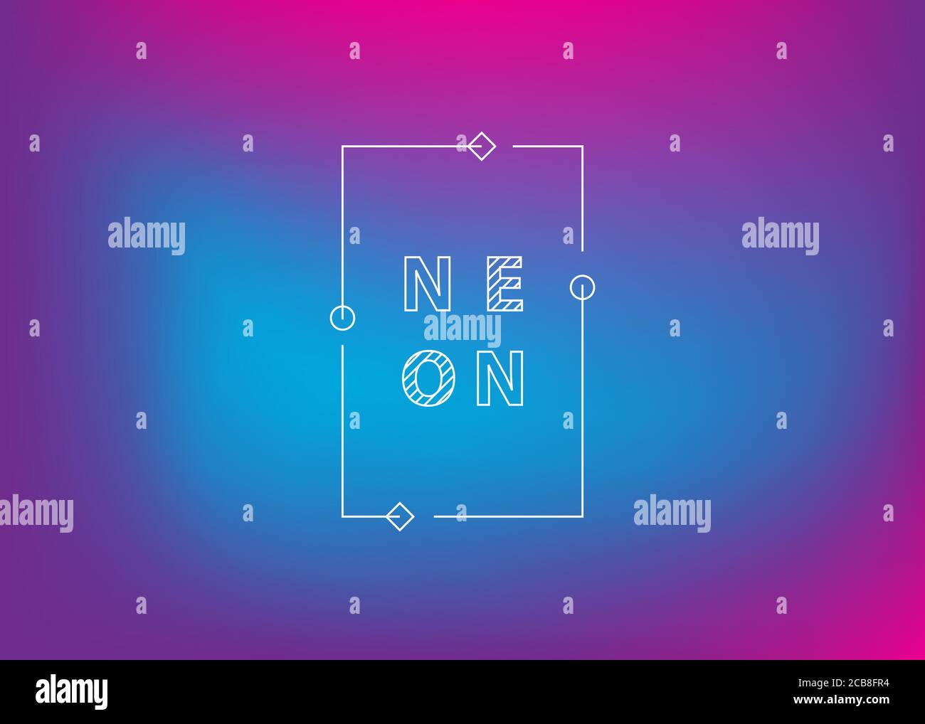 Neon color gradient hi-res stock photography and images - Alamy