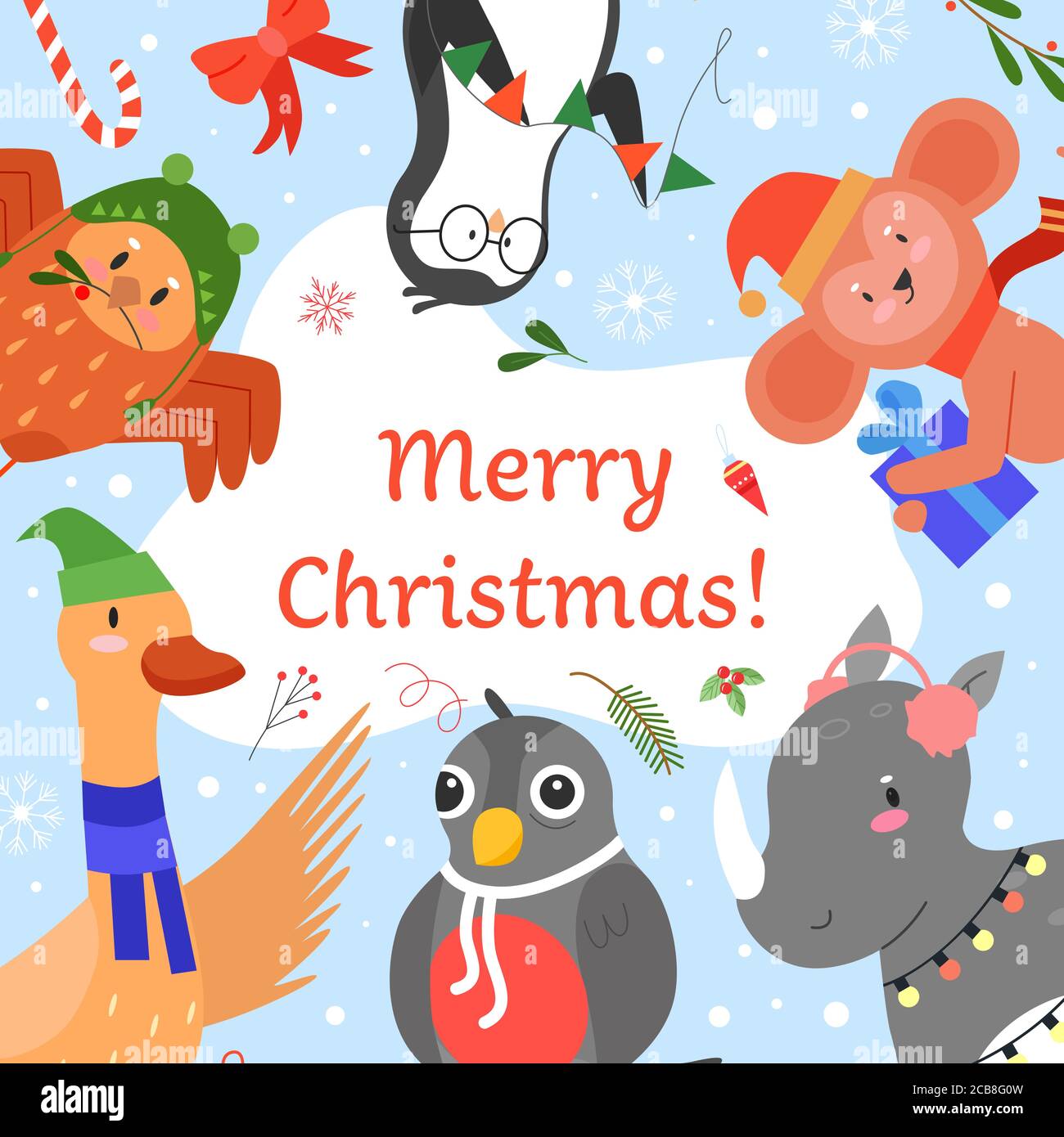 Happy christmas party Stock Vector Images - Alamy