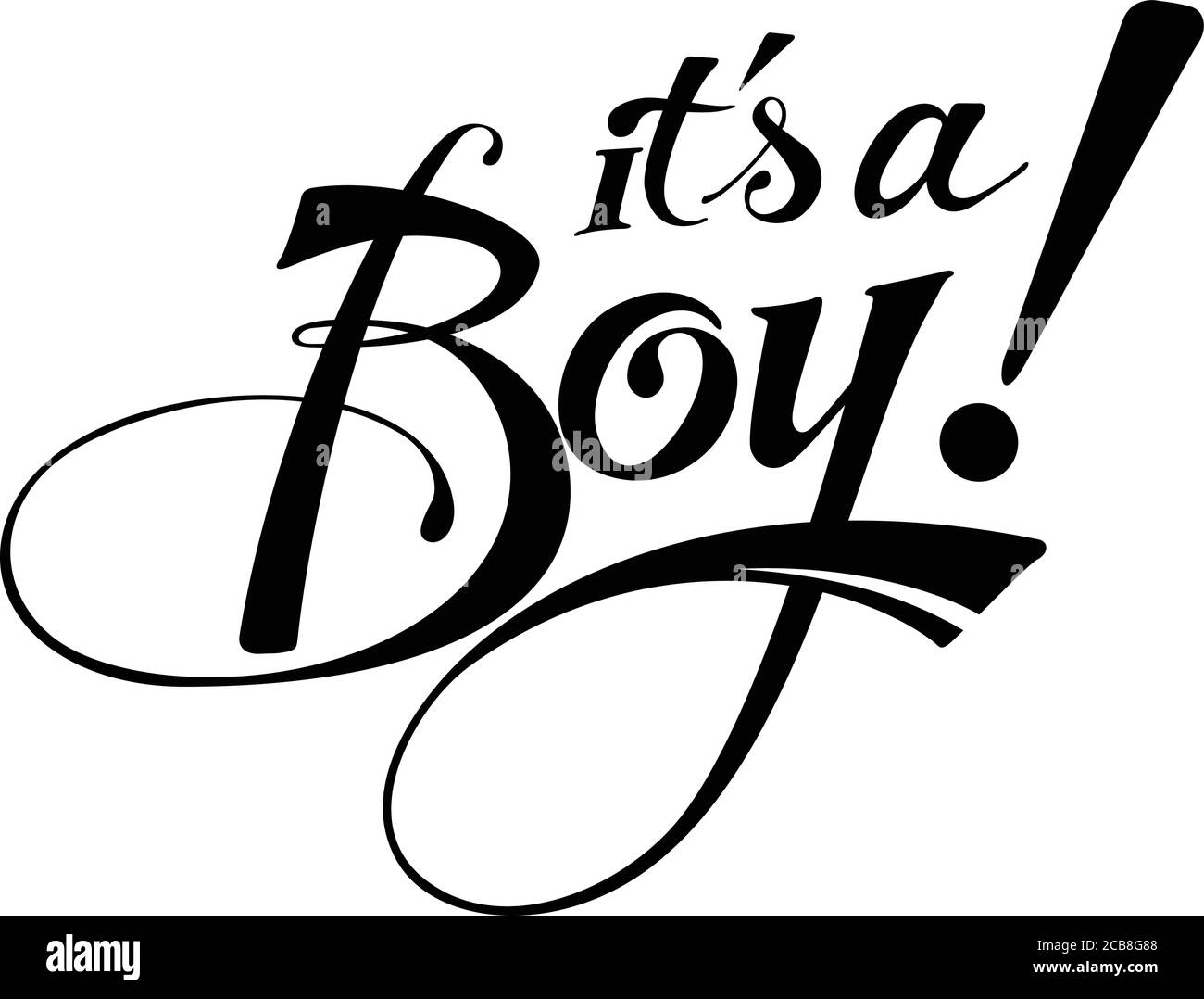 Custom calligraphy text Stock Vector Image & Art - Alamy