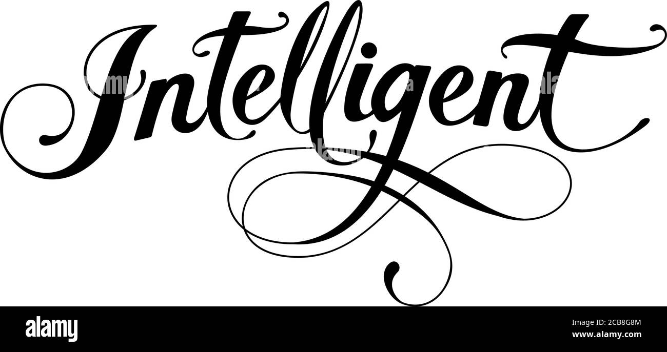 Custom Calligraphy Text Stock Vector Image And Art Alamy