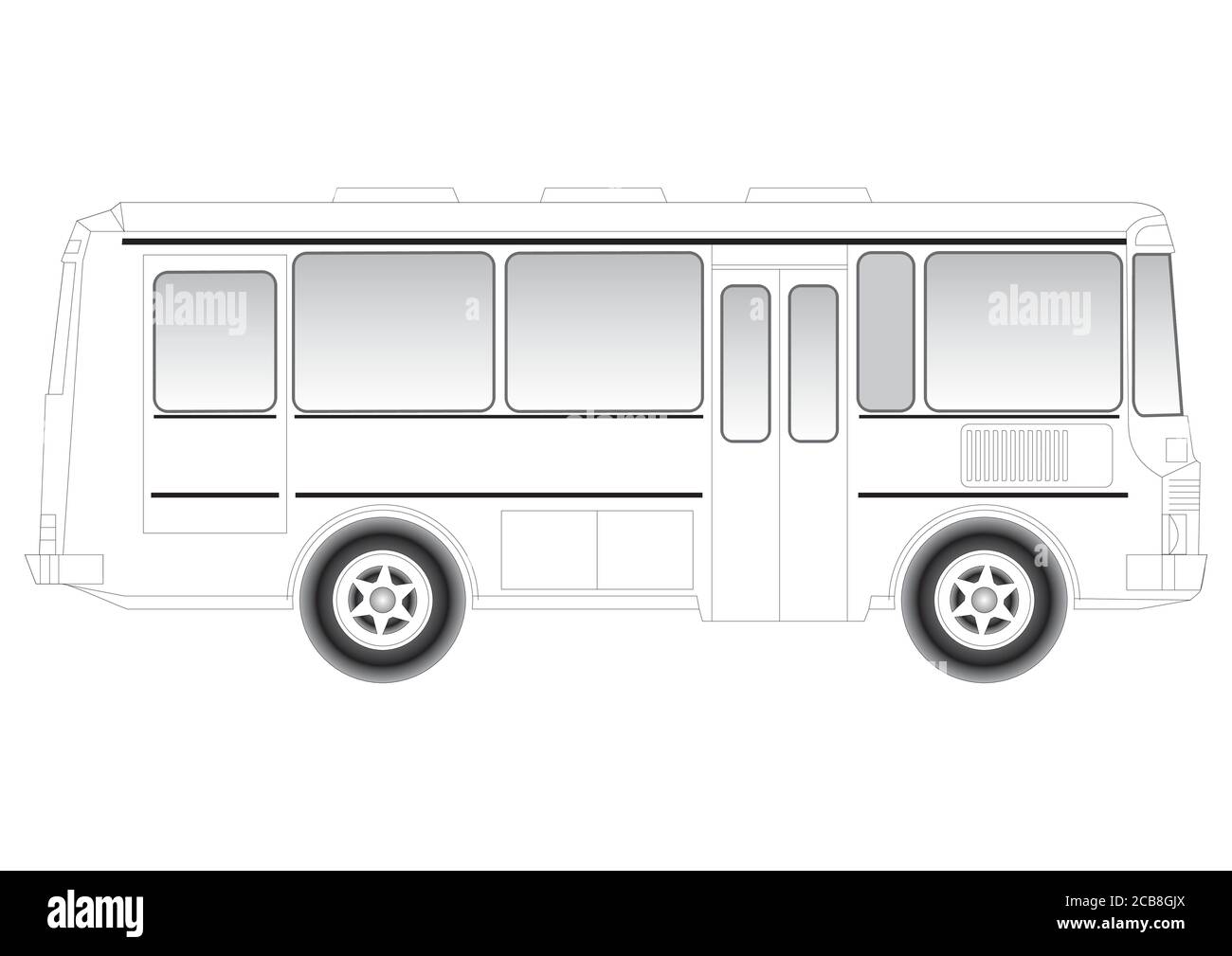 vector image of Russian bus Stock Vector Image & Art - Alamy