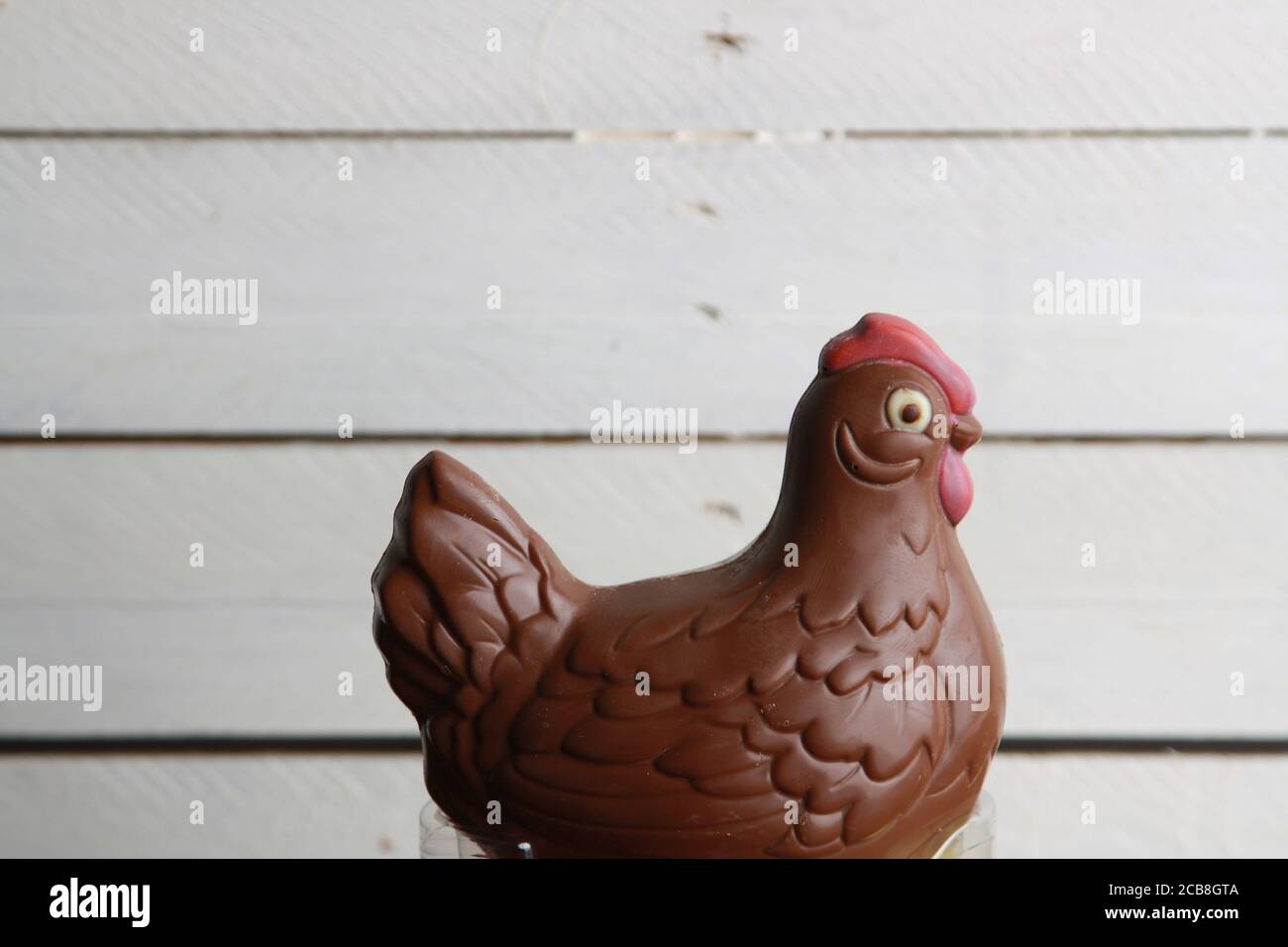 Chocolate chicken candy for Easter celebration Stock Photo - Alamy