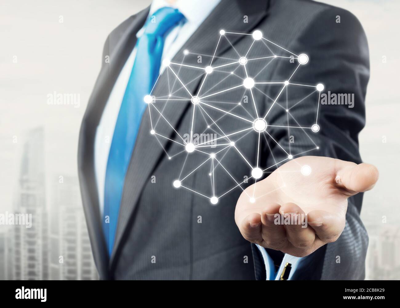 Presenting connection and interaction concept Stock Photo - Alamy