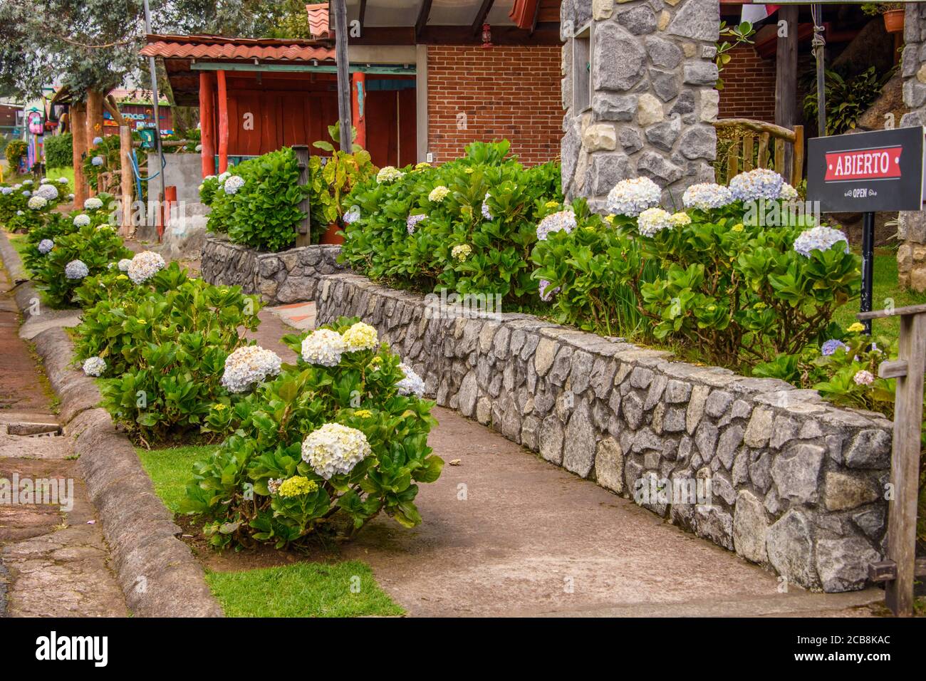 Tourist attraction, Poas Volcano National Park, San Jose, Costa Rica ...