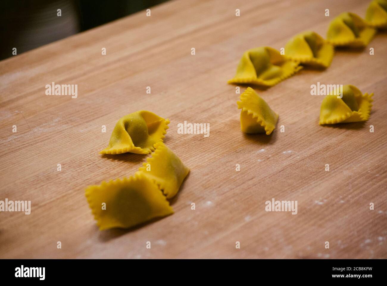 fresh pasta making Stock Photo - Alamy