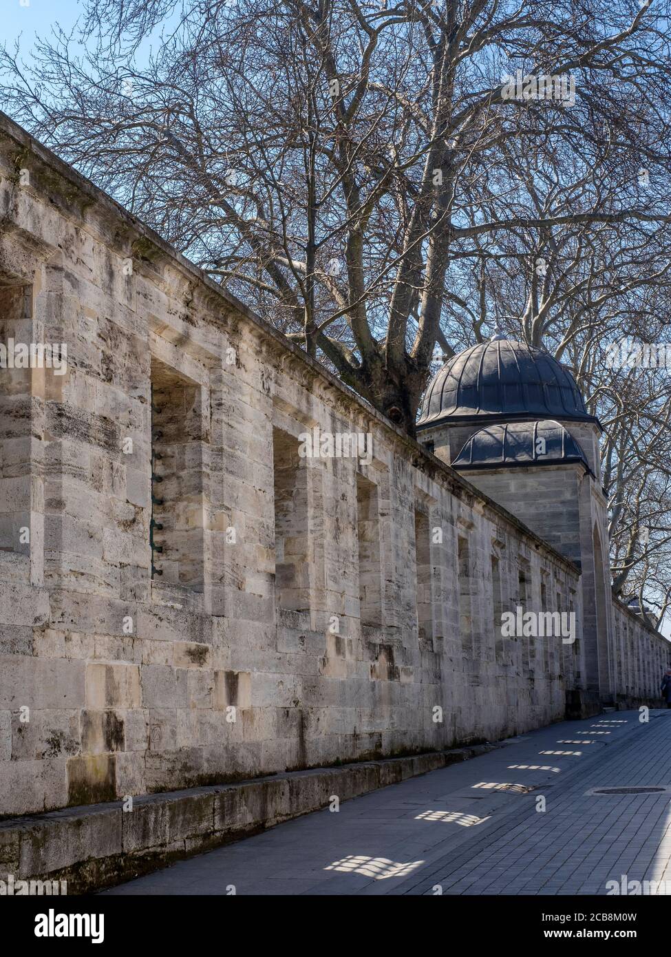 ISTANBUL, TURKEY - MARCH 22, 2015: The tomb of Mimar Sinan. Sinan is ...