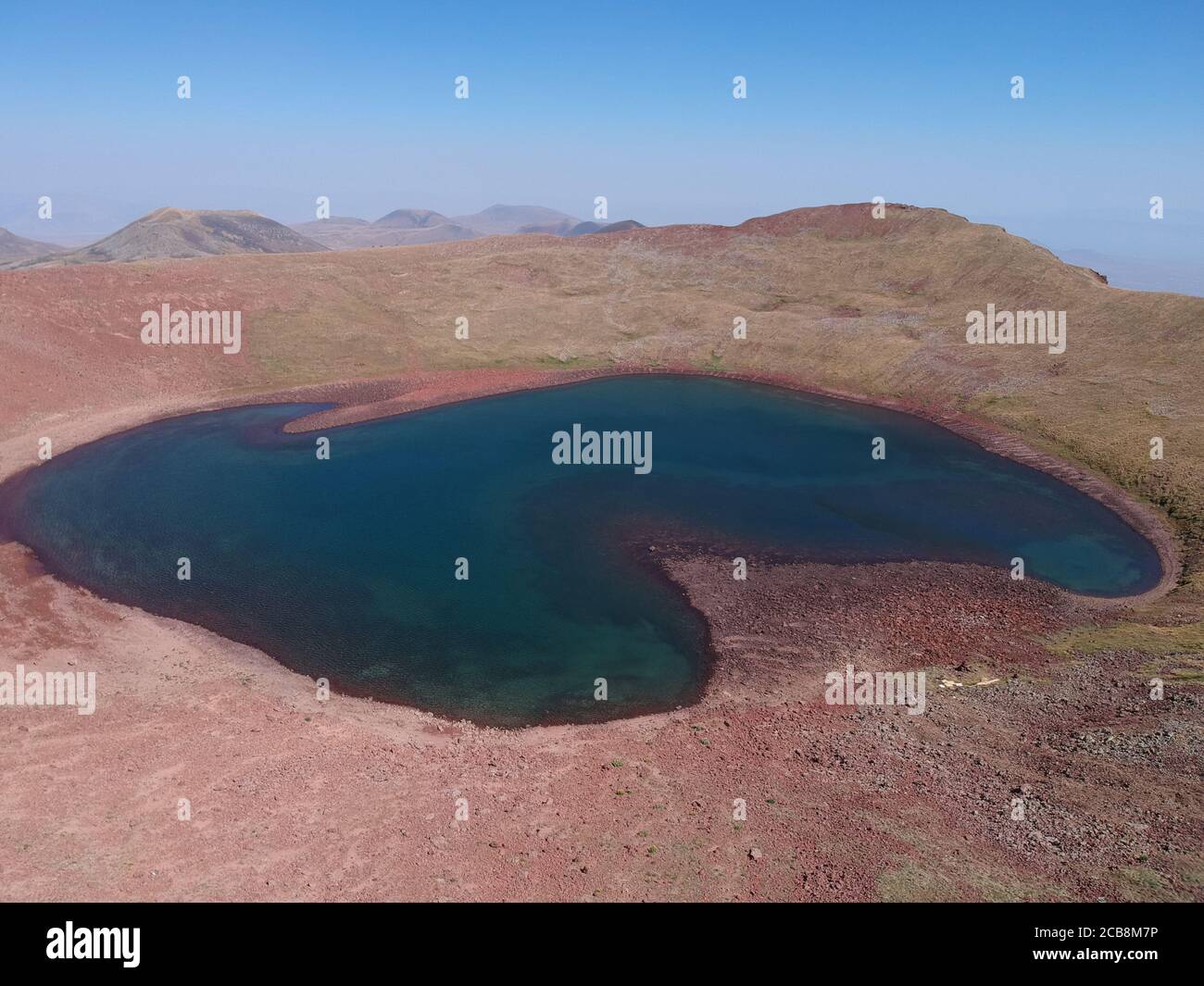 Lake in the Volcano Stock Photo - Alamy