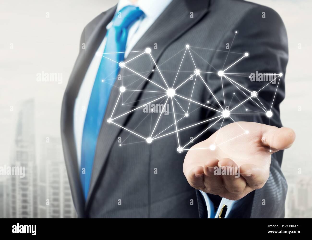 Presenting connection and interaction concept Stock Photo - Alamy