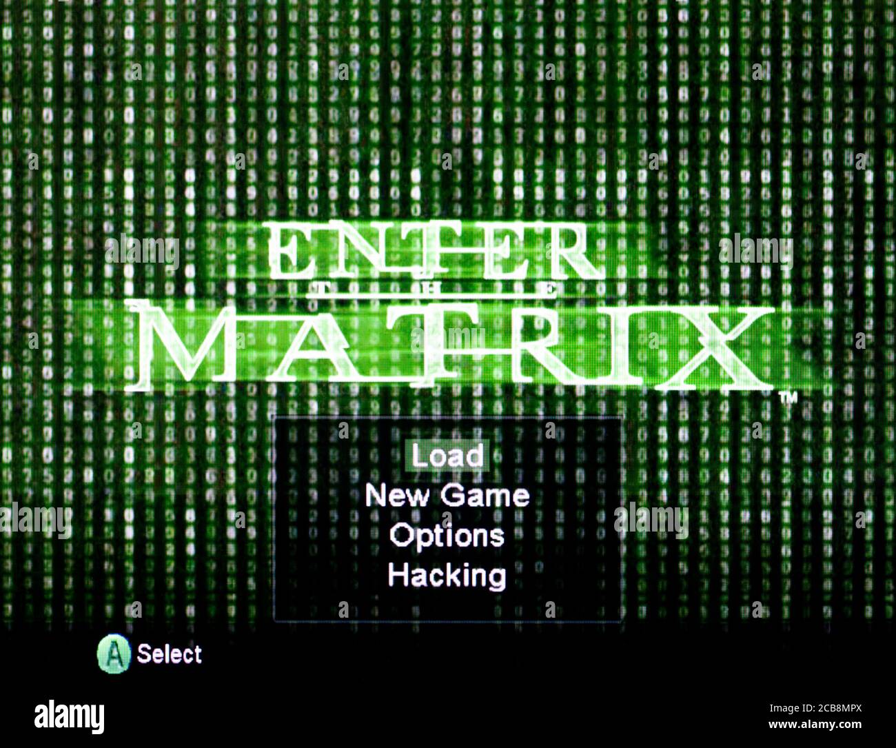 Enter The Matrix - Nintendo Gamecube Videogame - Editorial use only ...