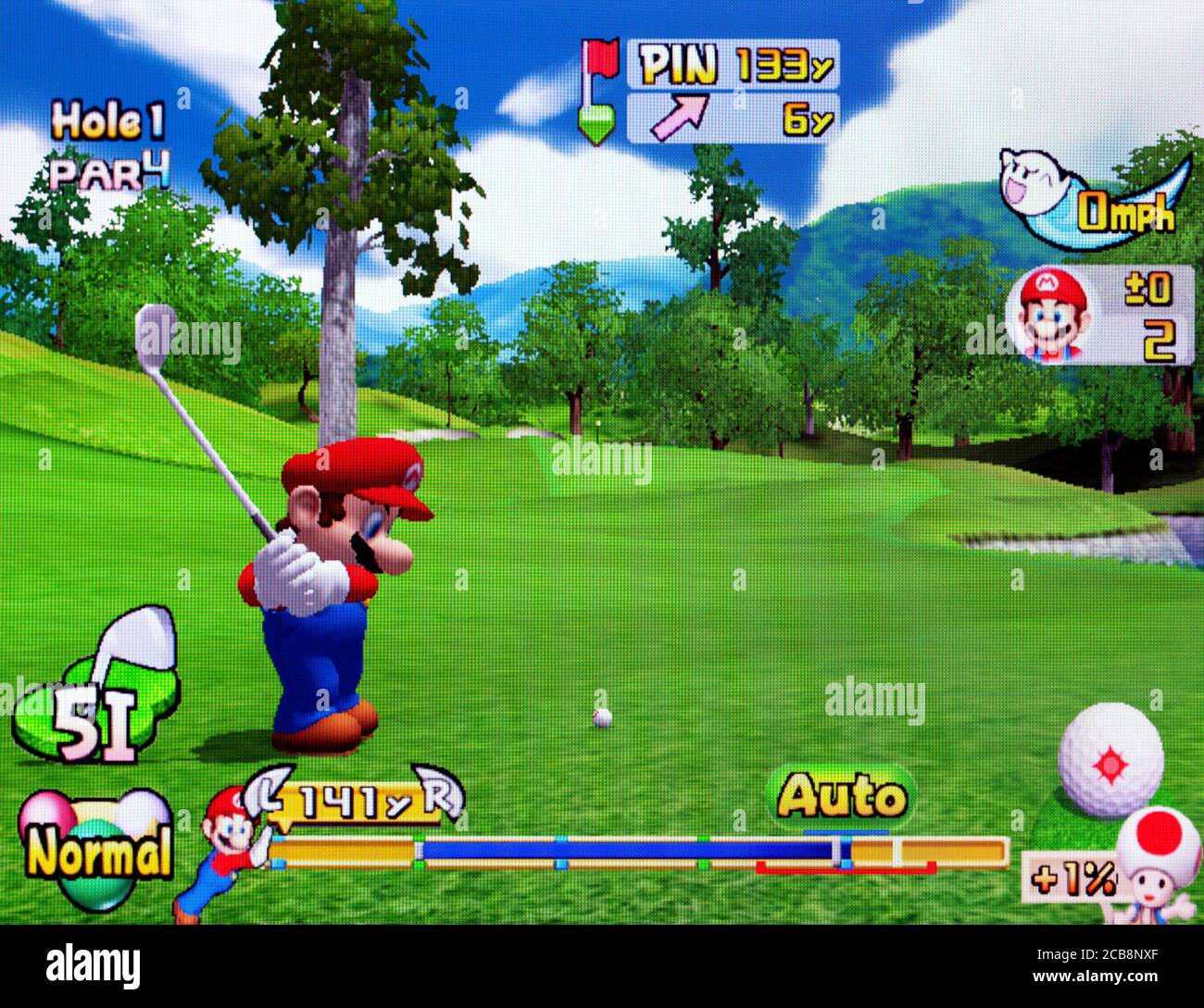 Mario Golf Toadstool Tour - Nintendo Gamecube Videogame - Editorial use ...