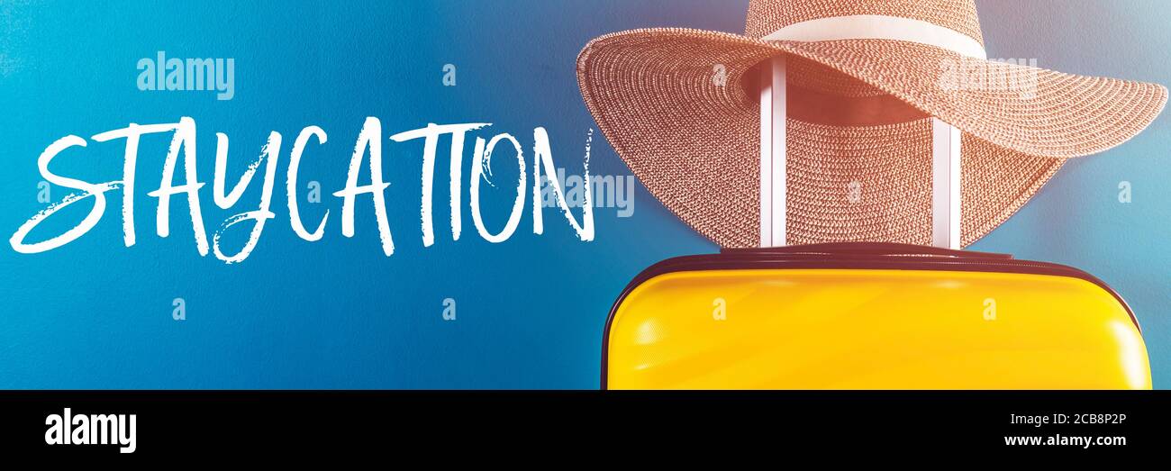 Staycation word hi-res stock photography and images - Alamy