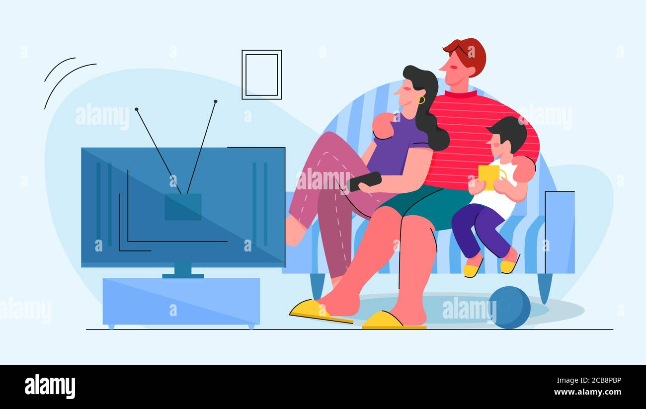 Interior home family lounge Stock Vector Images - Alamy