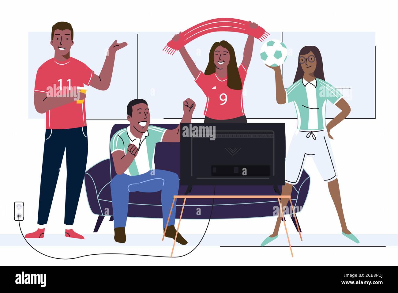 Boy home on couch Cut Out Stock Images & Pictures - Alamy