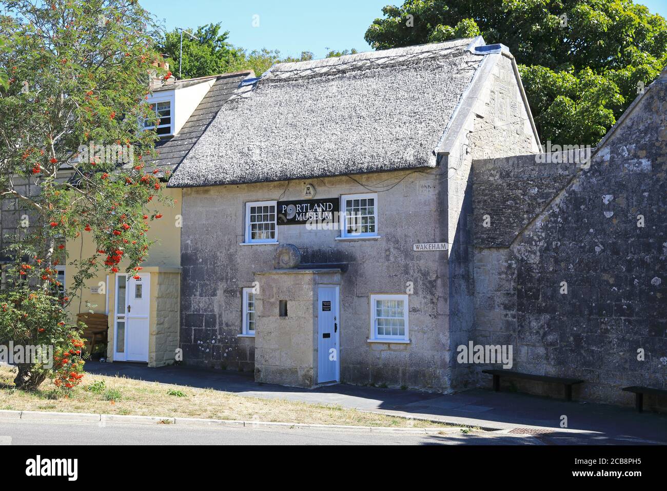 Portland Museum on the Isle of Portland, in the hamlet of Wakeham, in ...