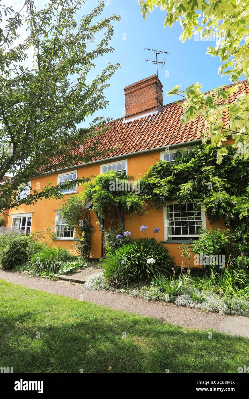 Debenham, a pretty village in rural Suffolk, in East Anglia, England ...