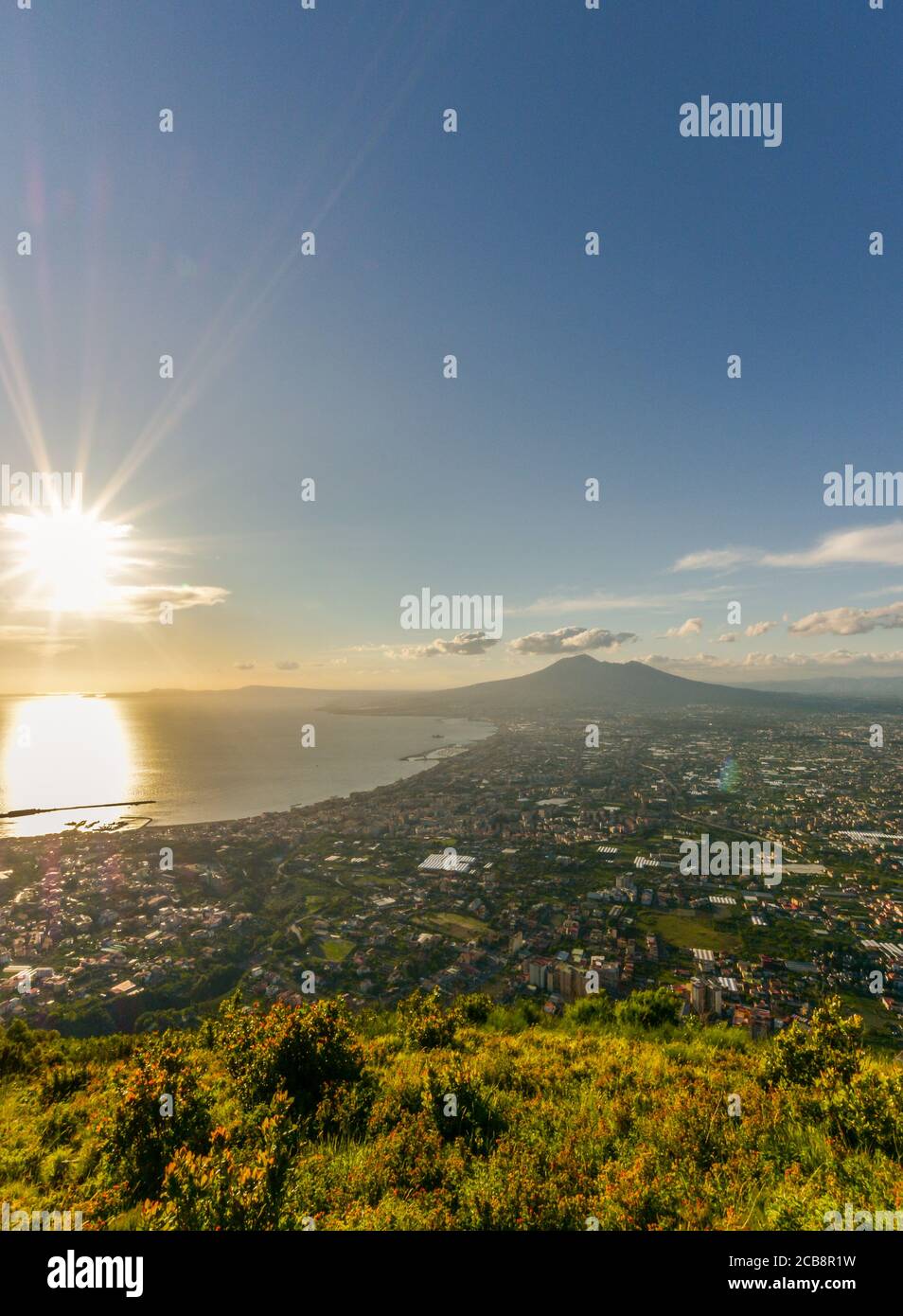 Naples vesuvius sunset hi-res stock photography and images - Alamy