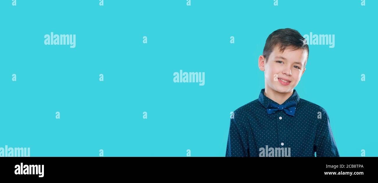 Pretty boy posing at studio as a fashion model. Studio portrait Stock ...