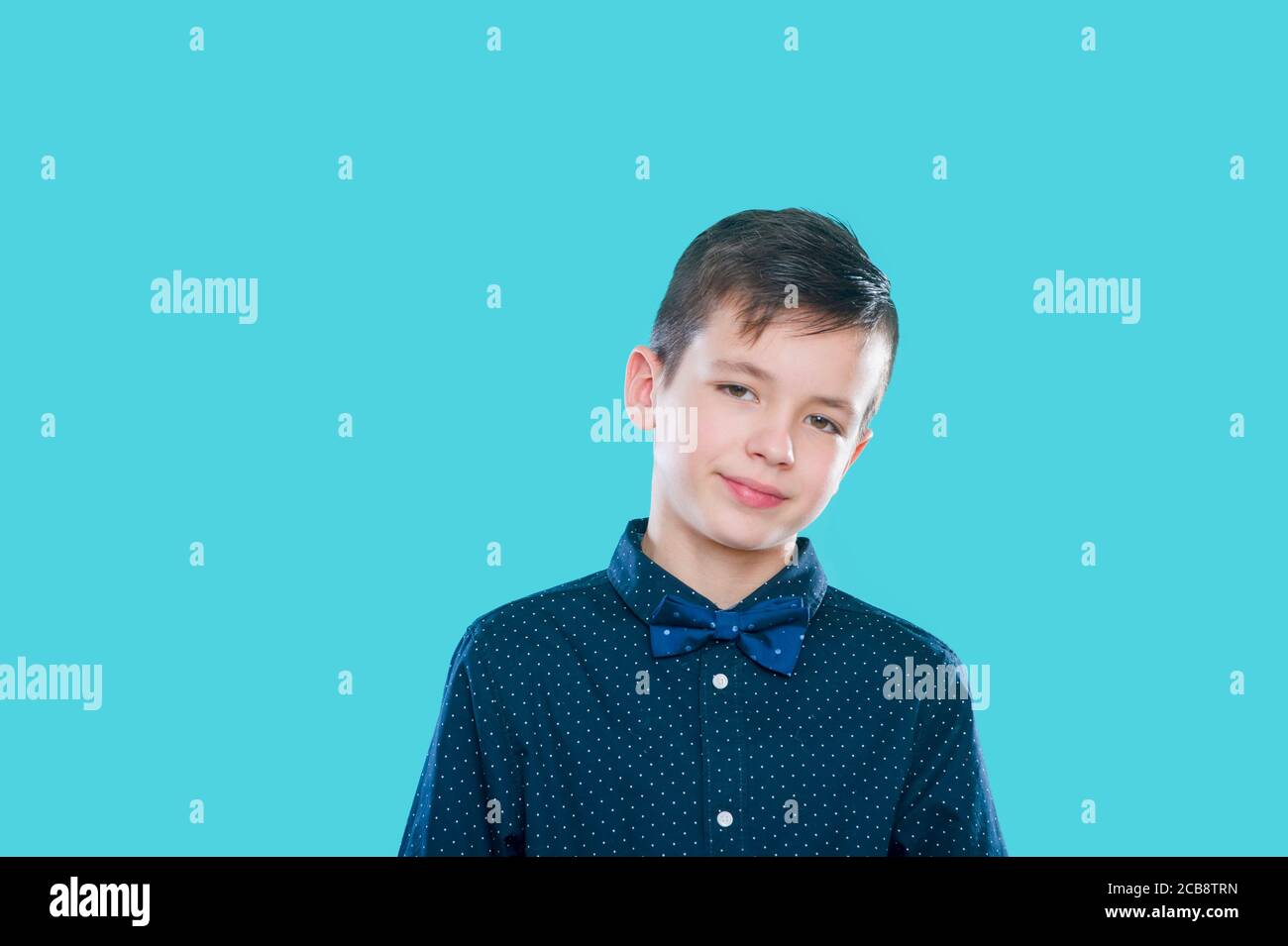 Pretty boy posing at studio as a fashion model. Studio portrait Stock ...