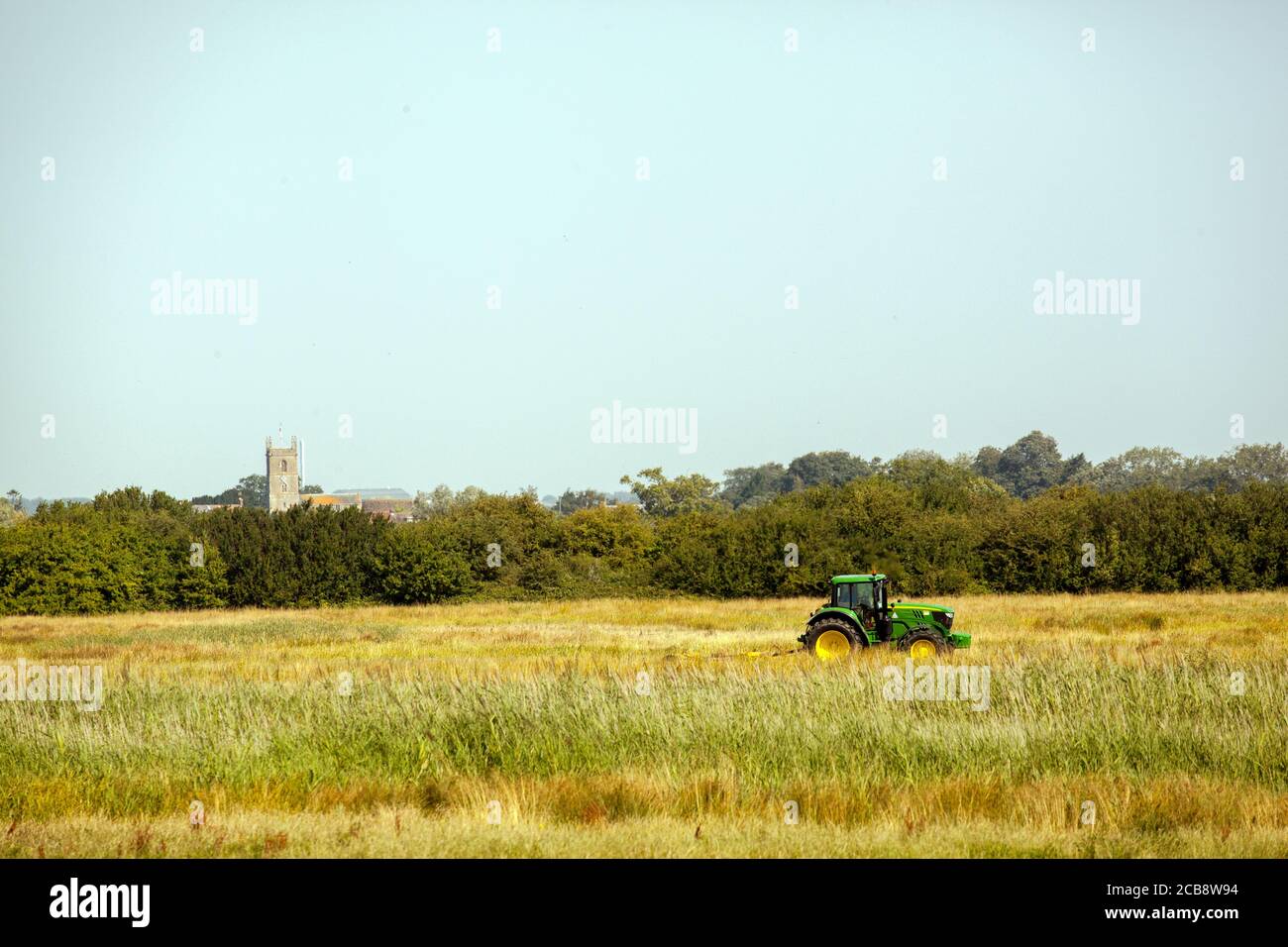 RSPB Otmoor national nature reserve in Oxfordshire England Stock Photo ...