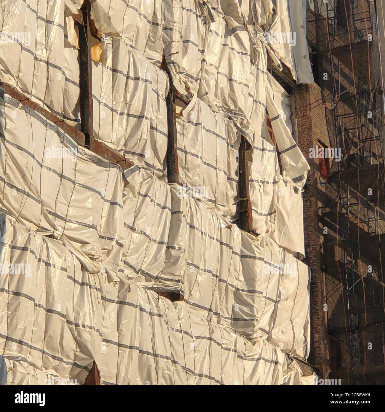 Multi-family residential or commercial building wrap on exterior of ...