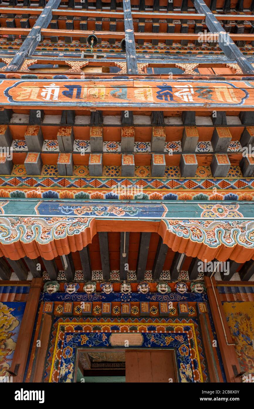 Bhutan, Wangdue Phodrang District, Gangtey Monastery aka Gangtey Goenpa ...