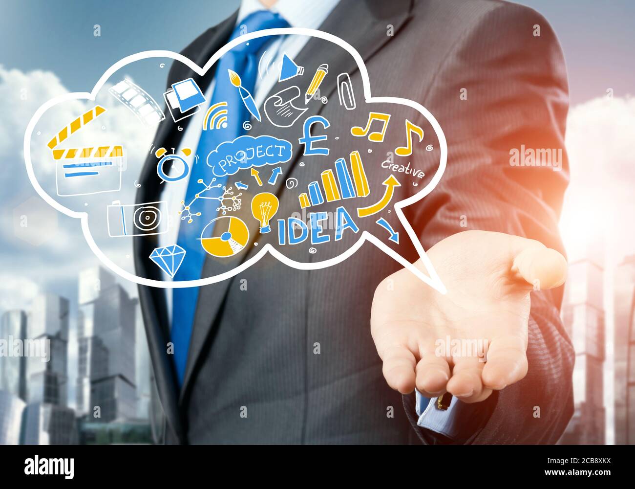 Ideas for success in business Stock Photo - Alamy