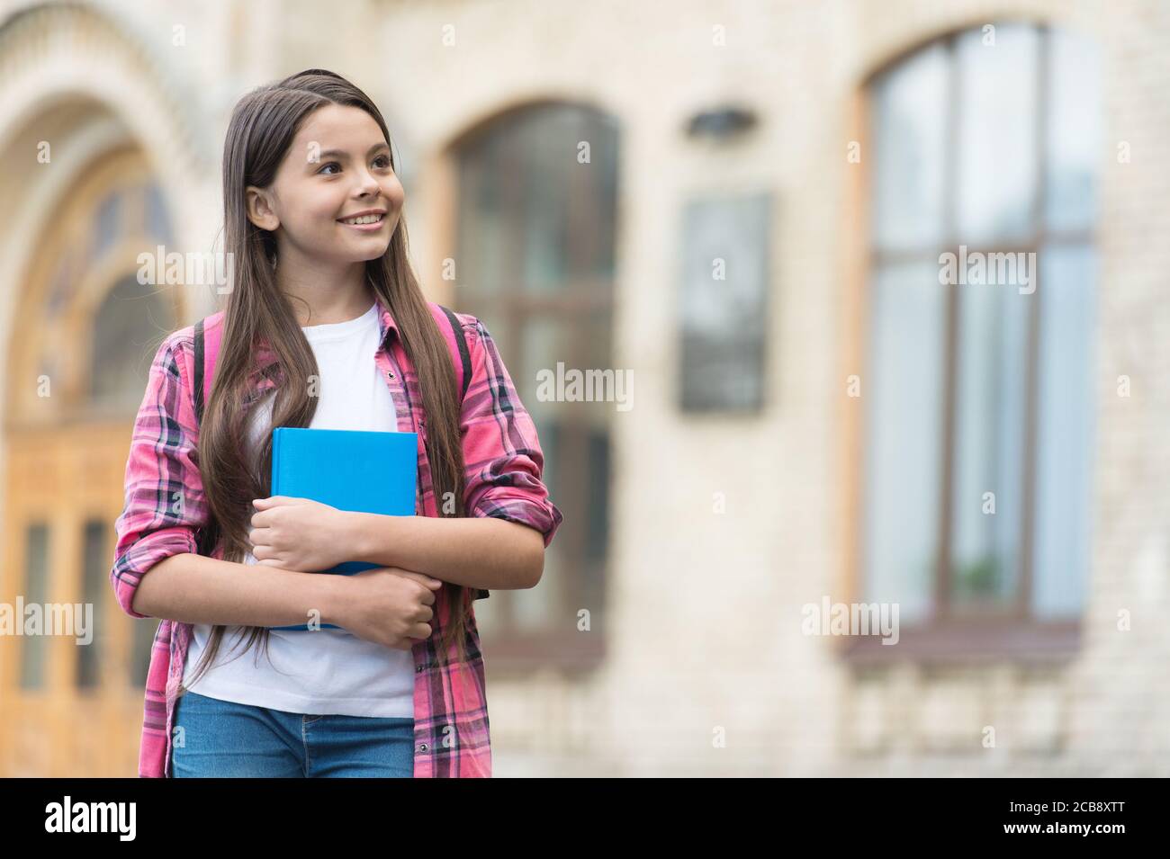 Library with true and authentic knowledge. Library reader outdoors ...