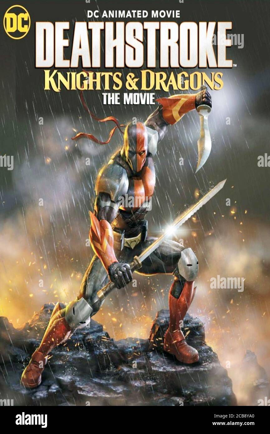DEATHSTROKE: KNIGHT & DRAGONS THE MOVIE, poster, Deathstroke / Slade Wilson (voice: Michael ...