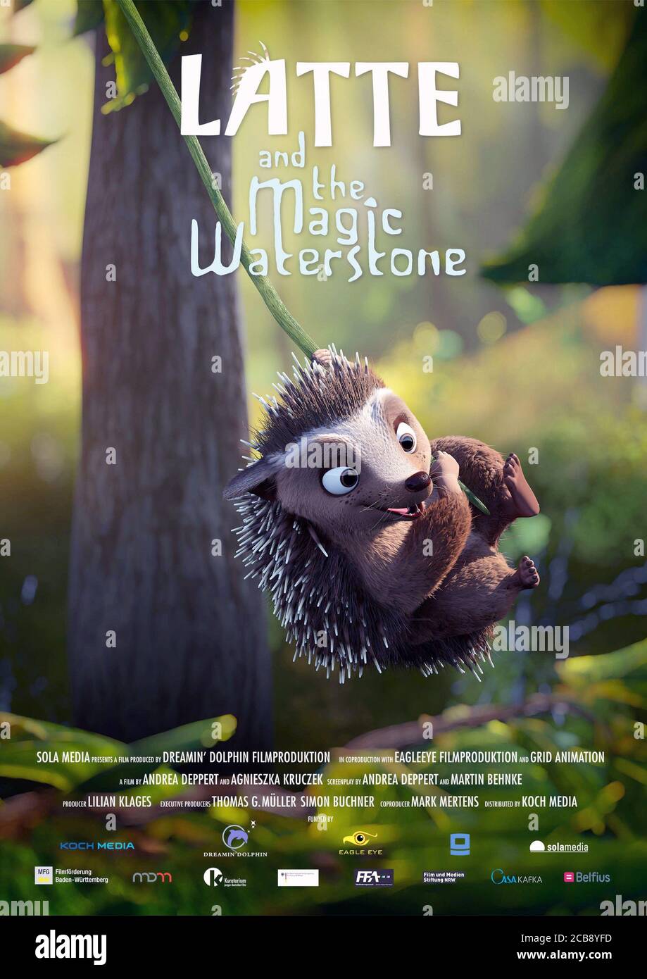 LATTE & THE MAGIC WATERSTONE, poster, Latte, 2019. © Netflix / Courtesy ...