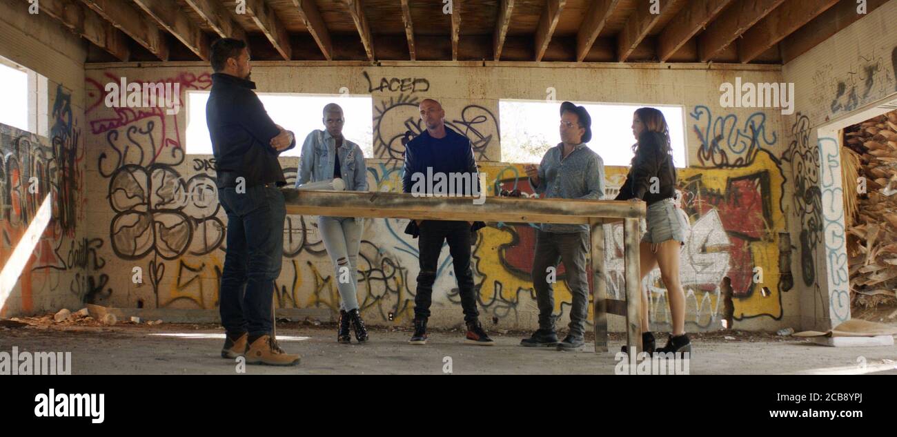 PAYDIRT, from left: Paul Sloan, Veronika Bozeman, Luke Goss, Mike ...