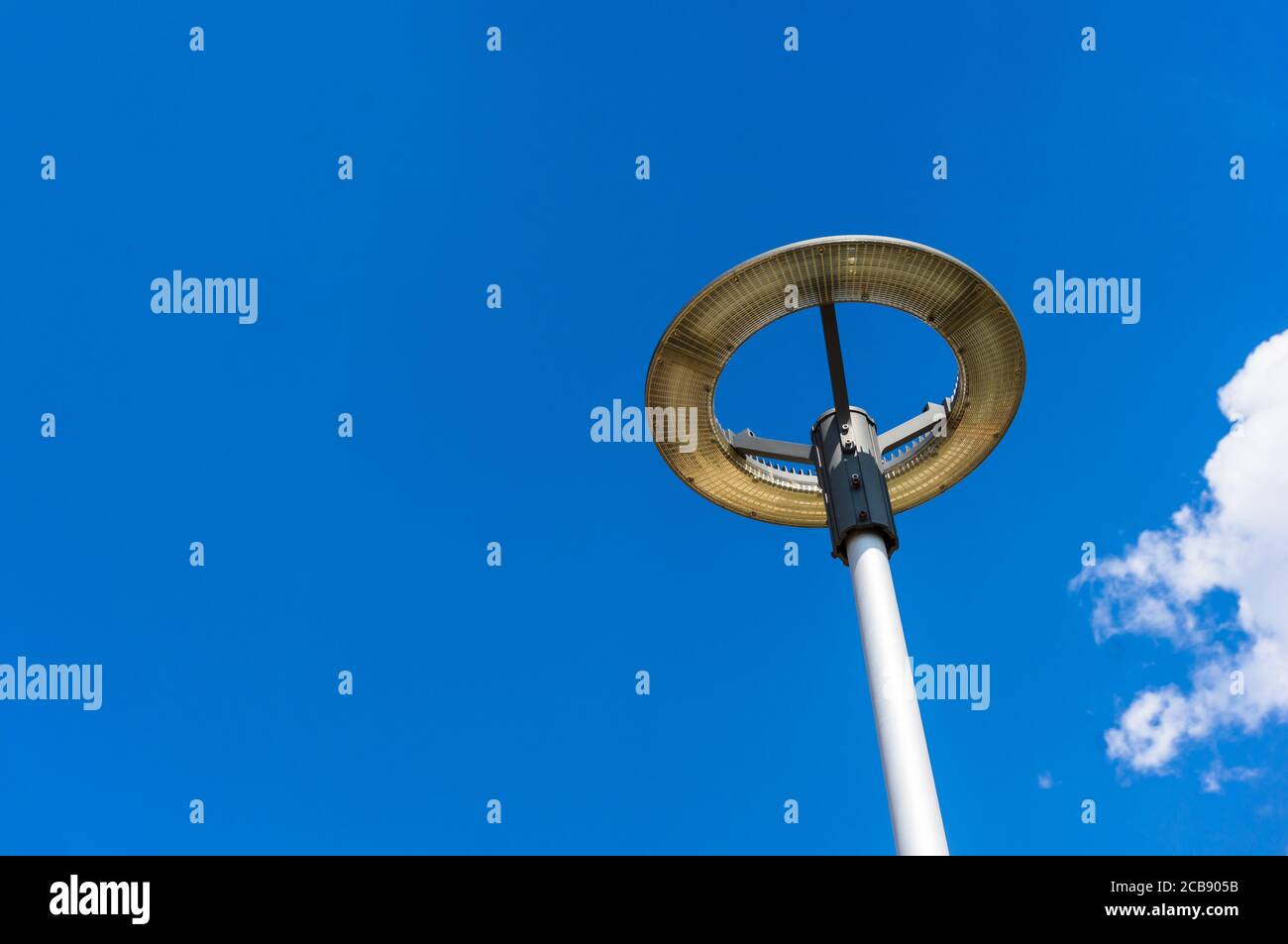 High modern street lamp Stock Photo - Alamy