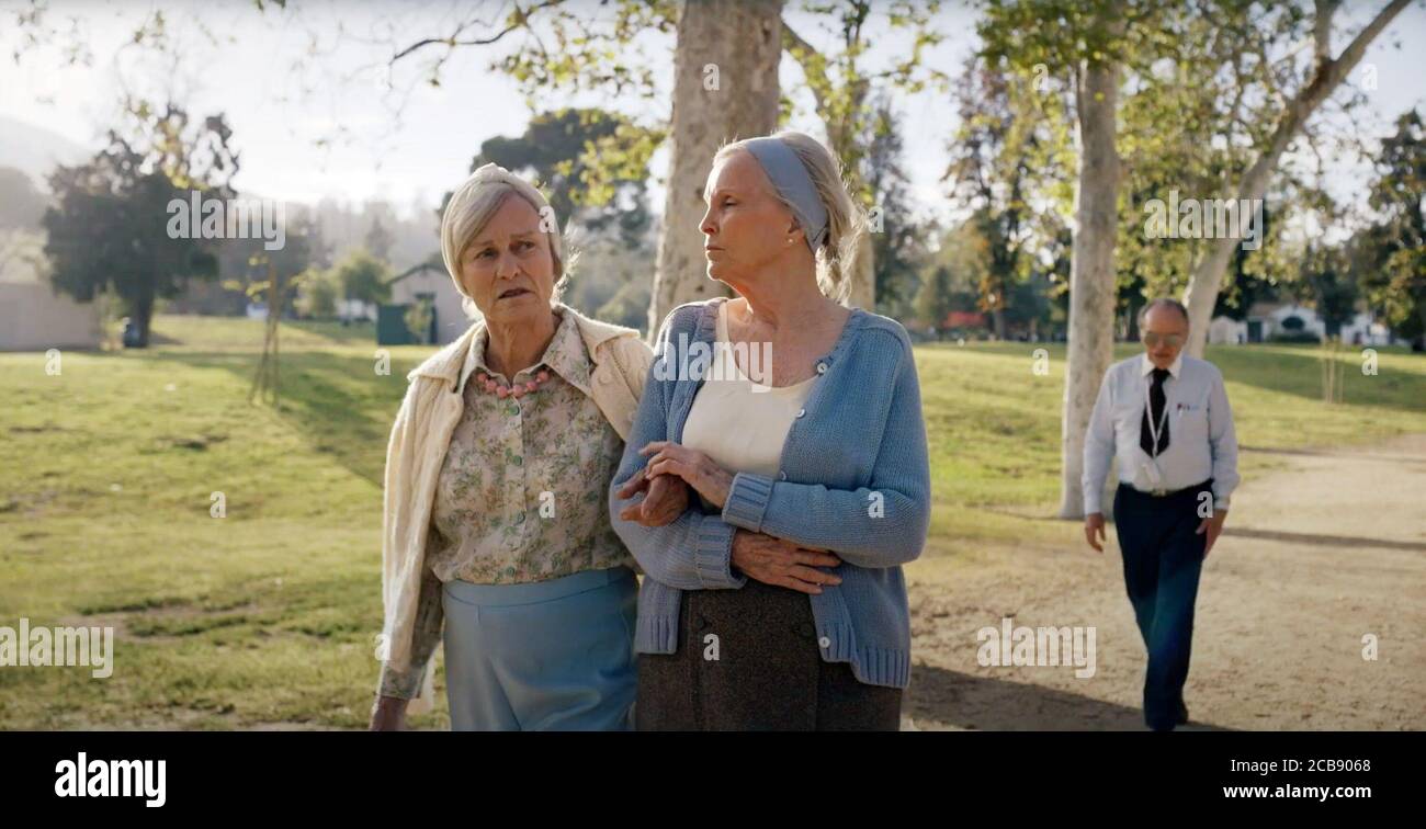 SENIOR LOVE TRIANGLE, from left: Anne Gee Byrd, Marlyn Mason, Tom Bower ...