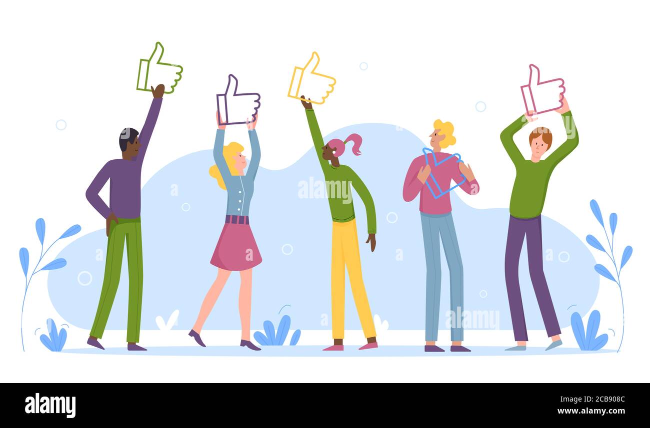 People holding rate like hands. Brief review rating. Review rating and ...