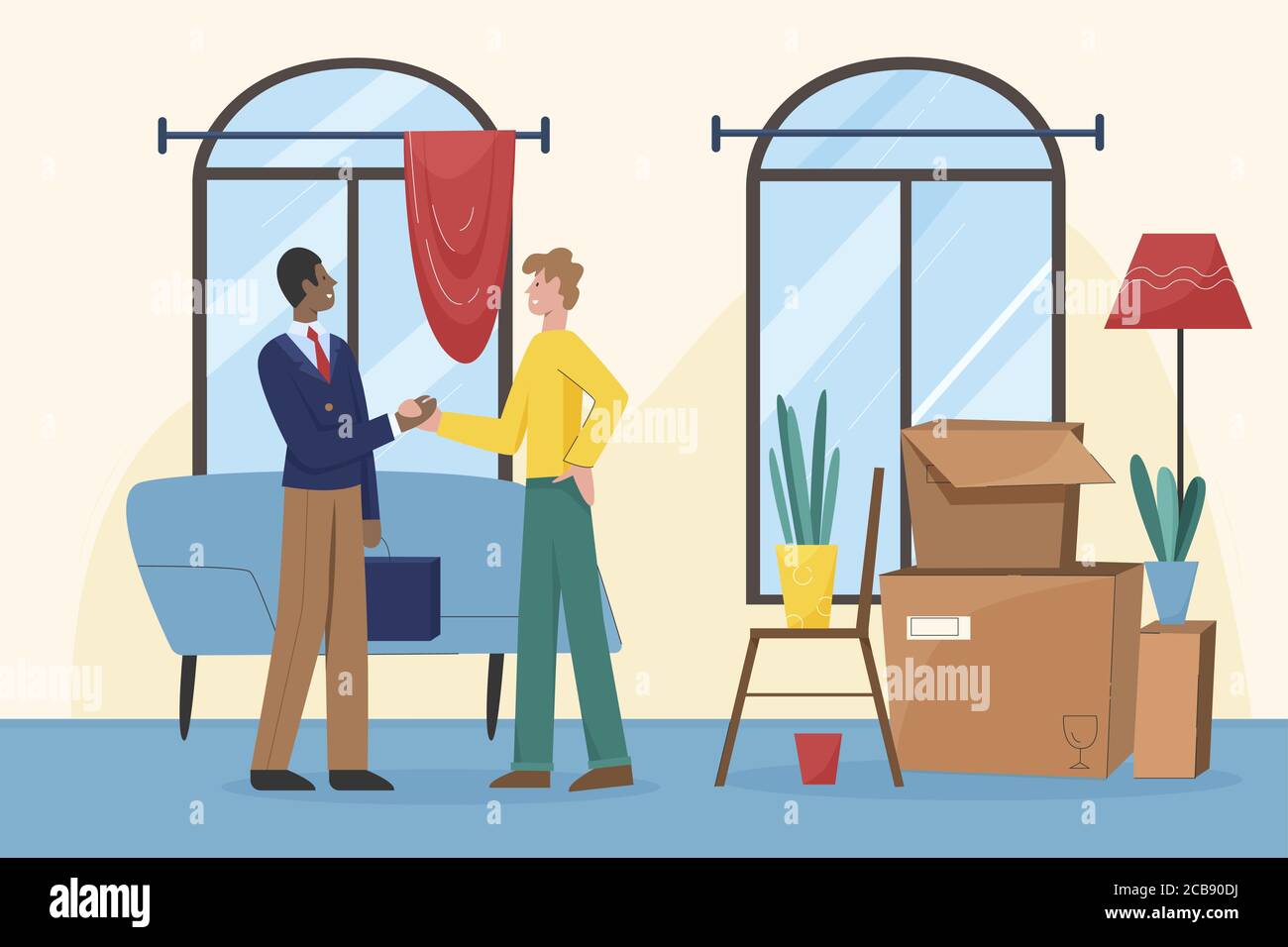 Housing project african american Stock Vector Images - Alamy