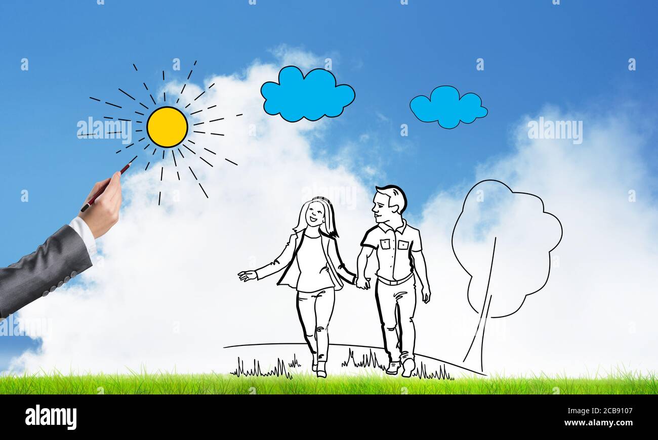 We are happy together Stock Photo - Alamy