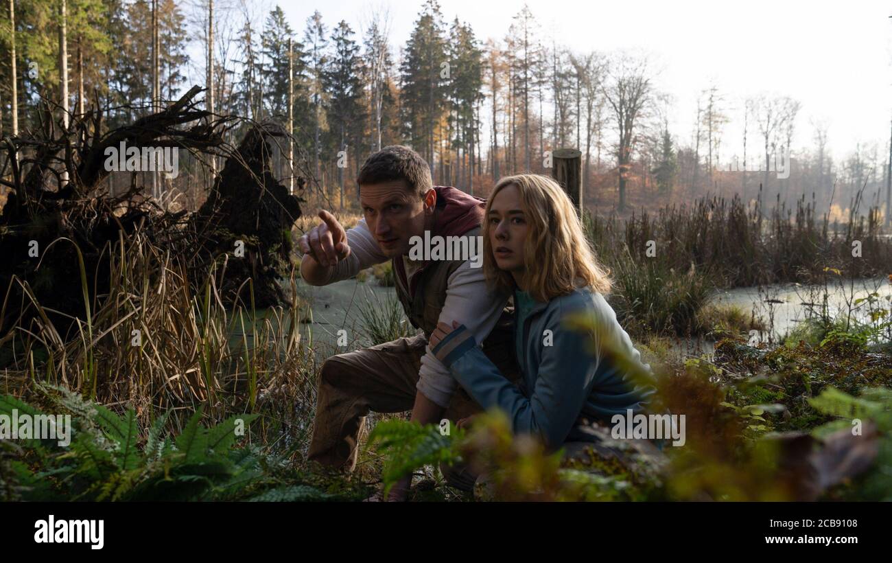 THE RAIN, from left: Mikkel Folsgaard, Alba August, (Season 3, ep. 305 ...