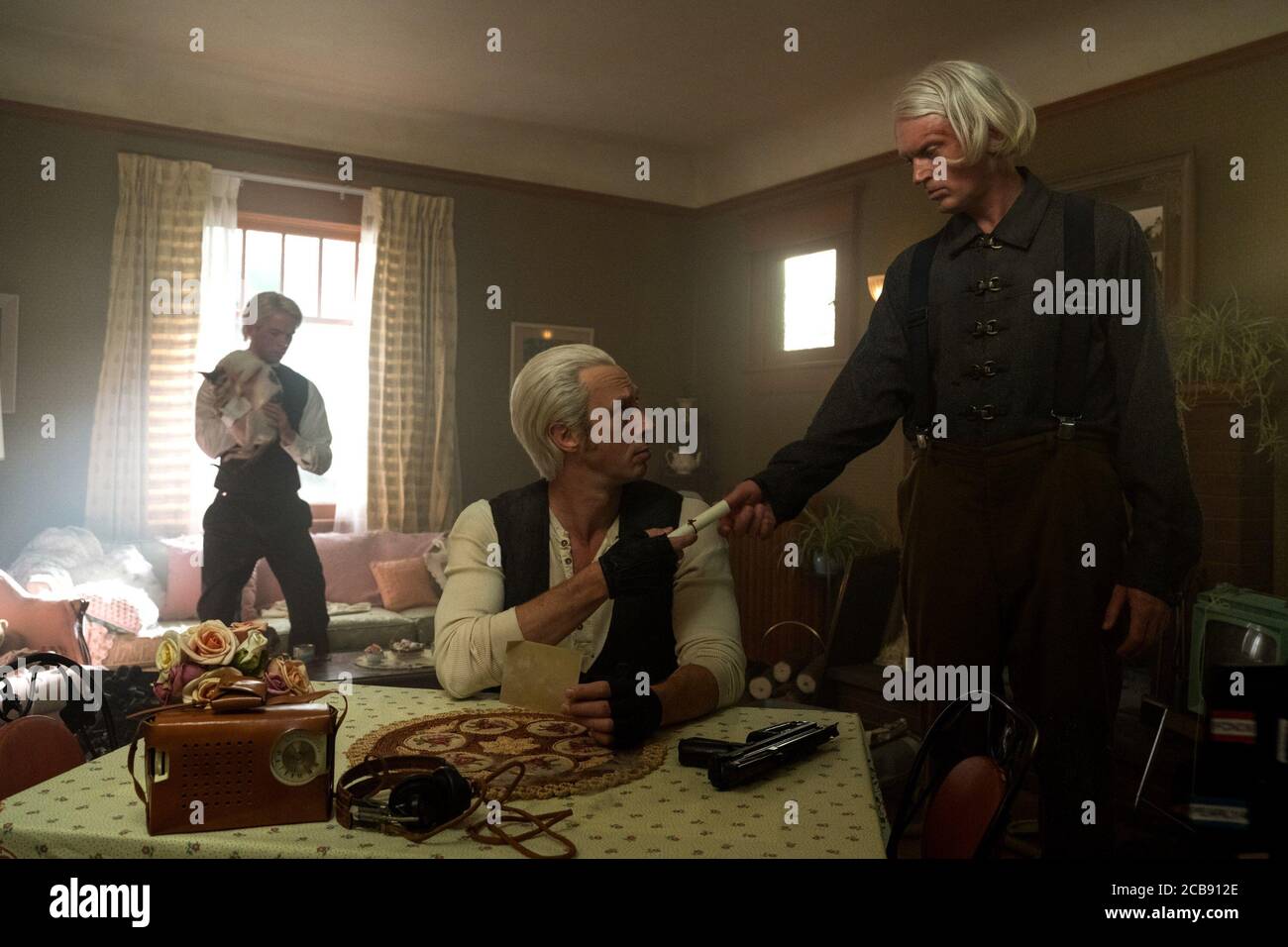 THE UMBRELLA ACADEMY, from left: Tom Sinclair, Kris Holden-Ried, Jason ...