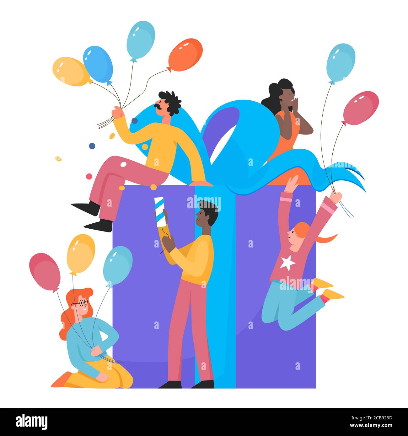 Happy young woman man sit Stock Vector Images - Alamy