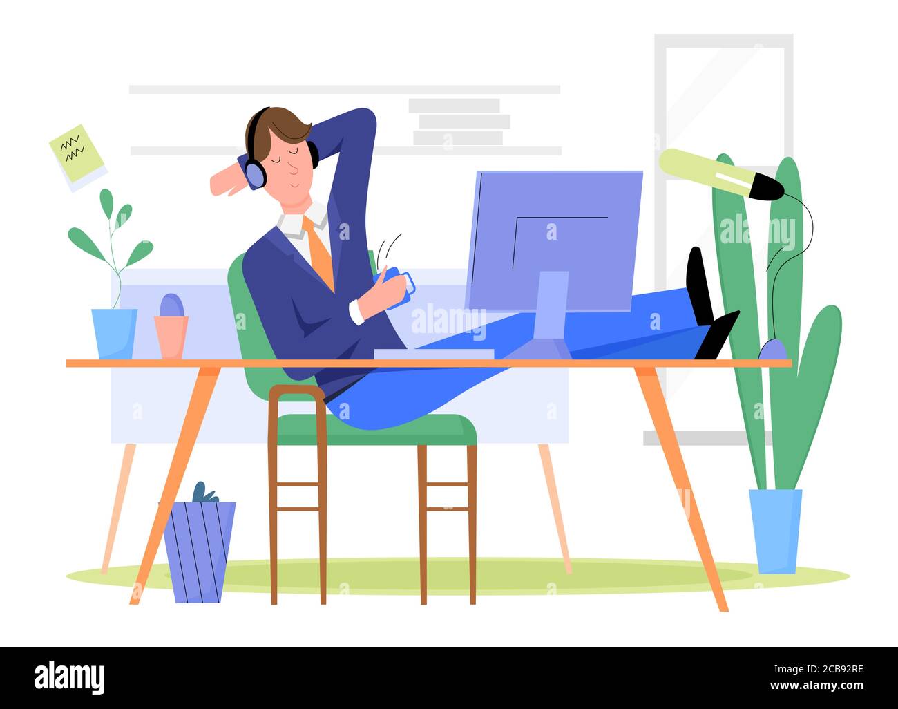 Corporate enjoy Stock Vector Images - Alamy